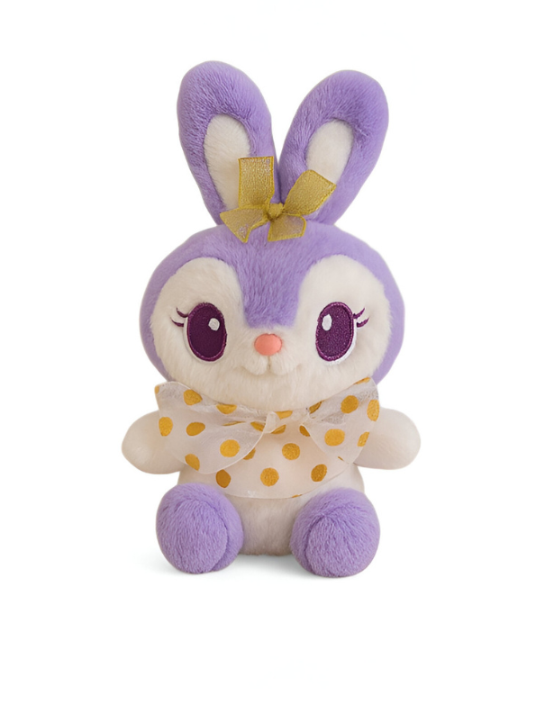 Cute Purple Bunny 8-Inch Plush Toy | Soft & Cuddly Stuffed Animal for ...