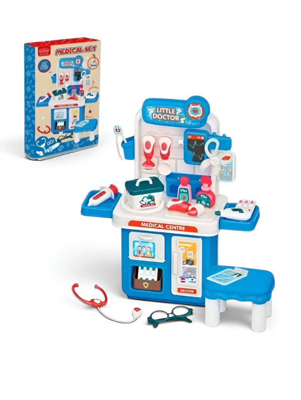 Doctor Kit Playset – Medical Center Toy Station with Stethoscope ...