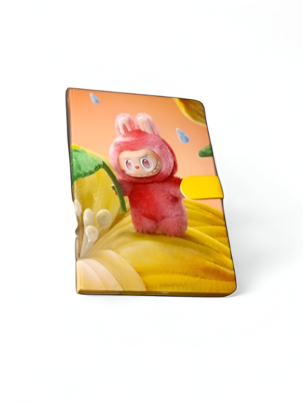 Orange - Fancy Labubu Diary with Flap | Cute Journal in Polythene ...