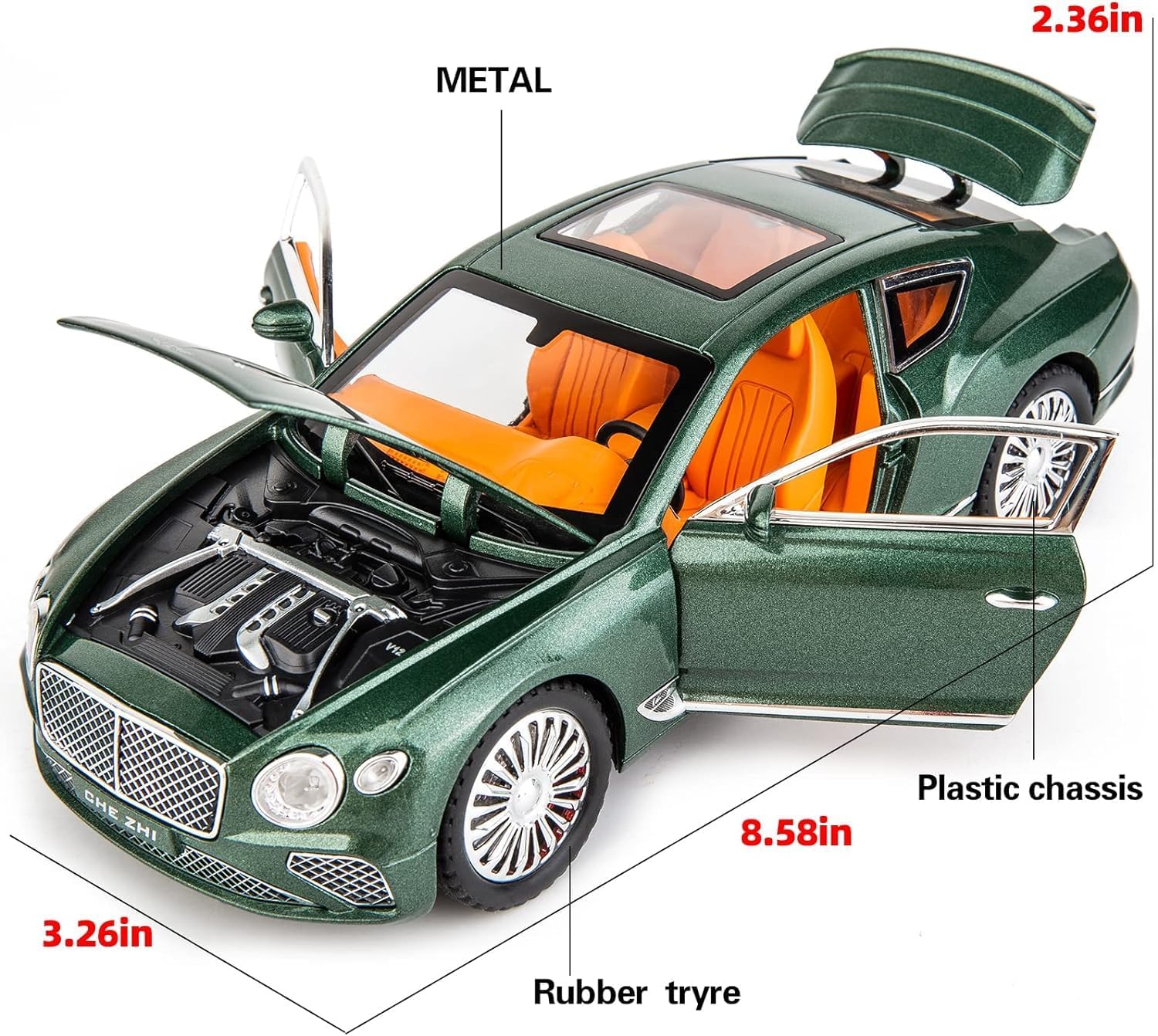 Bentley Continental GT Model Car - Large Size – Toyloft