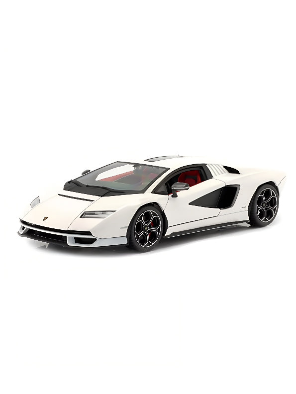Lamborghini Countach LPI 800-4 Metal Model Diecast Car - White Scale 1: ...