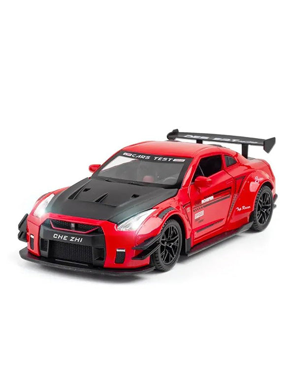 Red - Nissan GTR R35 Racing Metal Model Diecast Car - Scale 1:24 (L12 ...