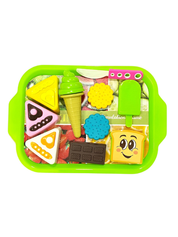 Pretend Play Sweet Treats Toy Set – Dessert Play Food Kit with Toy ...