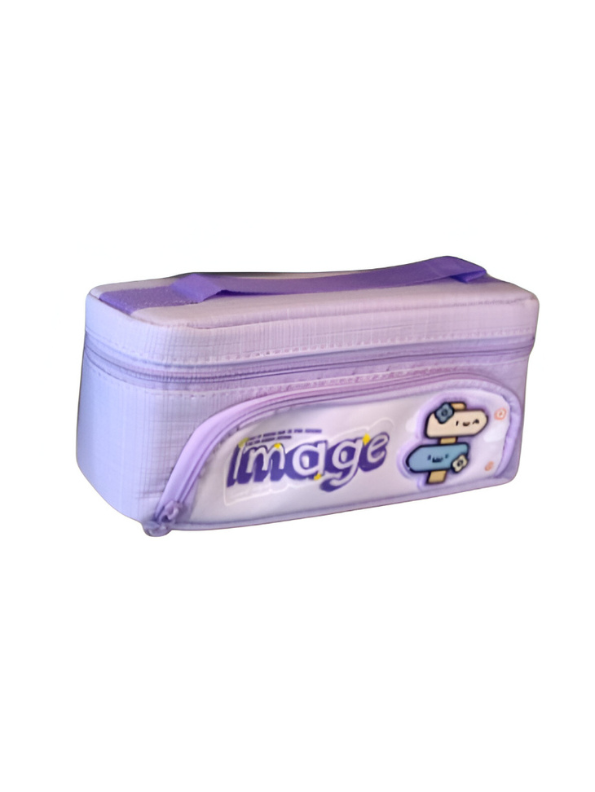 Purple Pencil Case | Cute & Kawaii Pouch for School & Office Supplies ...
