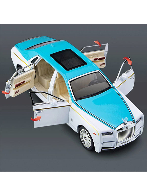 Rolls Royce Phantom Metal Model Diecast Car - White (L12-81) – Toyloft