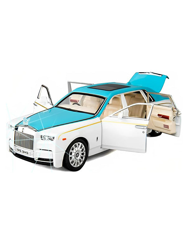 Rolls Royce Phantom Metal Model Diecast Car - White (L12-81) – Toyloft