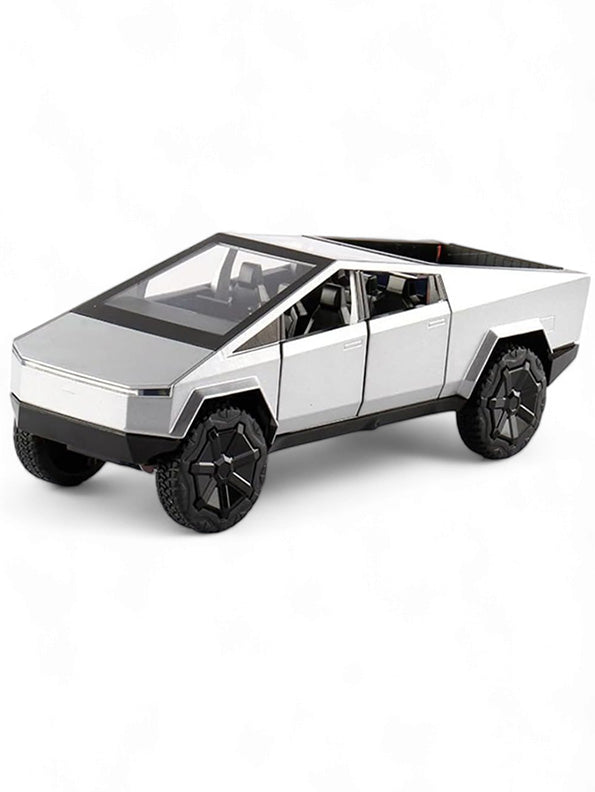 Tesla Cybertruck Model Diecast Car - White Big Size – Toyloft