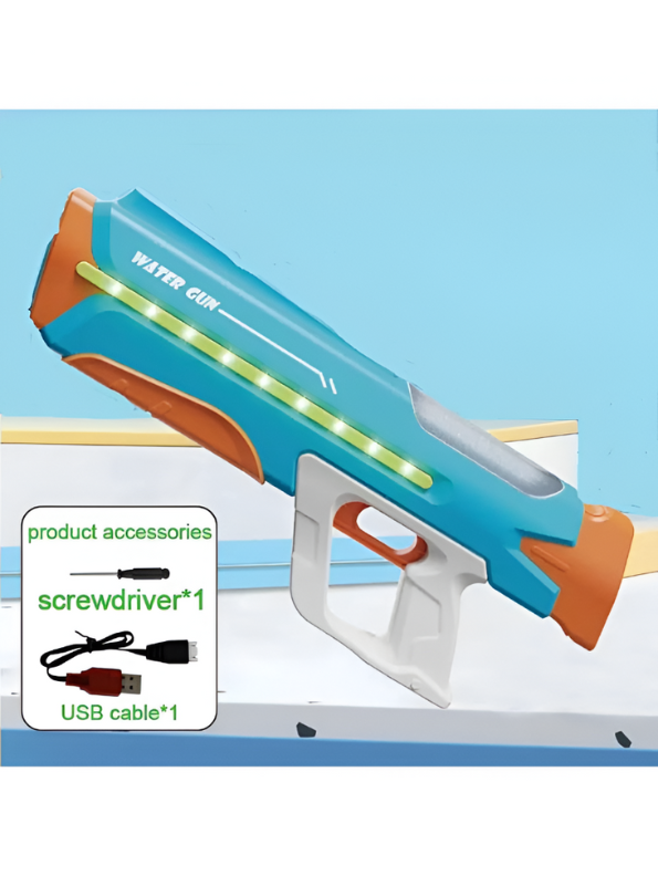 Blue WaveBlaster L1 – Strong Electric Water Gun for Epic Water Fights ...