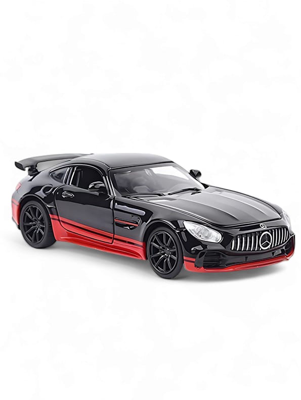 Mercedes Benz AMG GT Road Racing Metal Model Diecast Car - Red - Scale ...