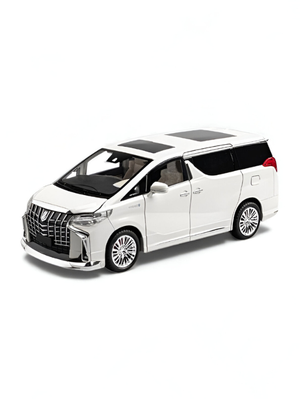 White Toyota Alphard Hybrid Diecast Model Car 1:18 Scale | Premium ...