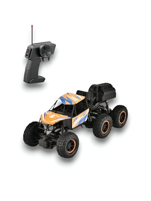 6-Wheel RC Monster Truck - Off-Road Climbing RC Car with Remote Control ...
